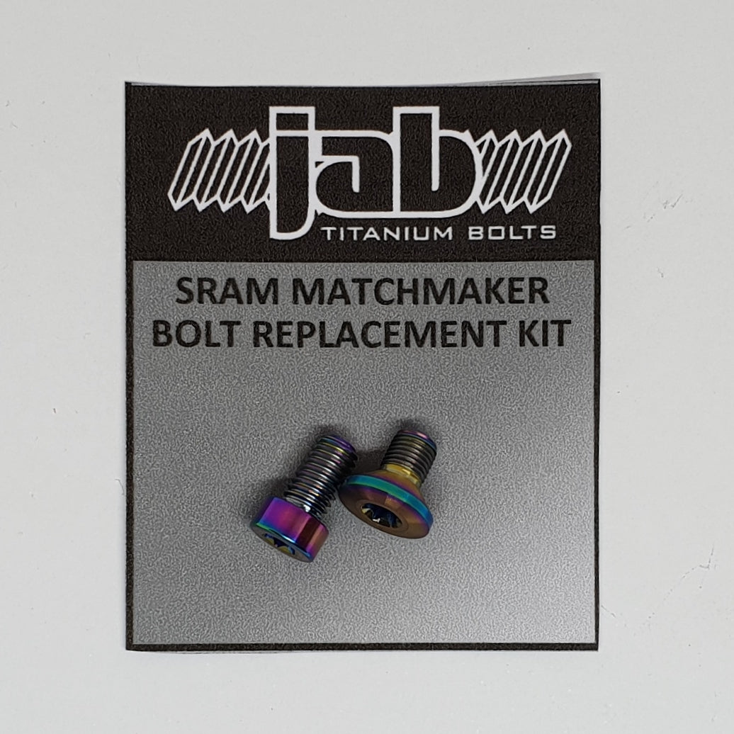 SRAM Titanium Matchmaker Bolt Replacement Kit – J.A.B Titanium Bolts